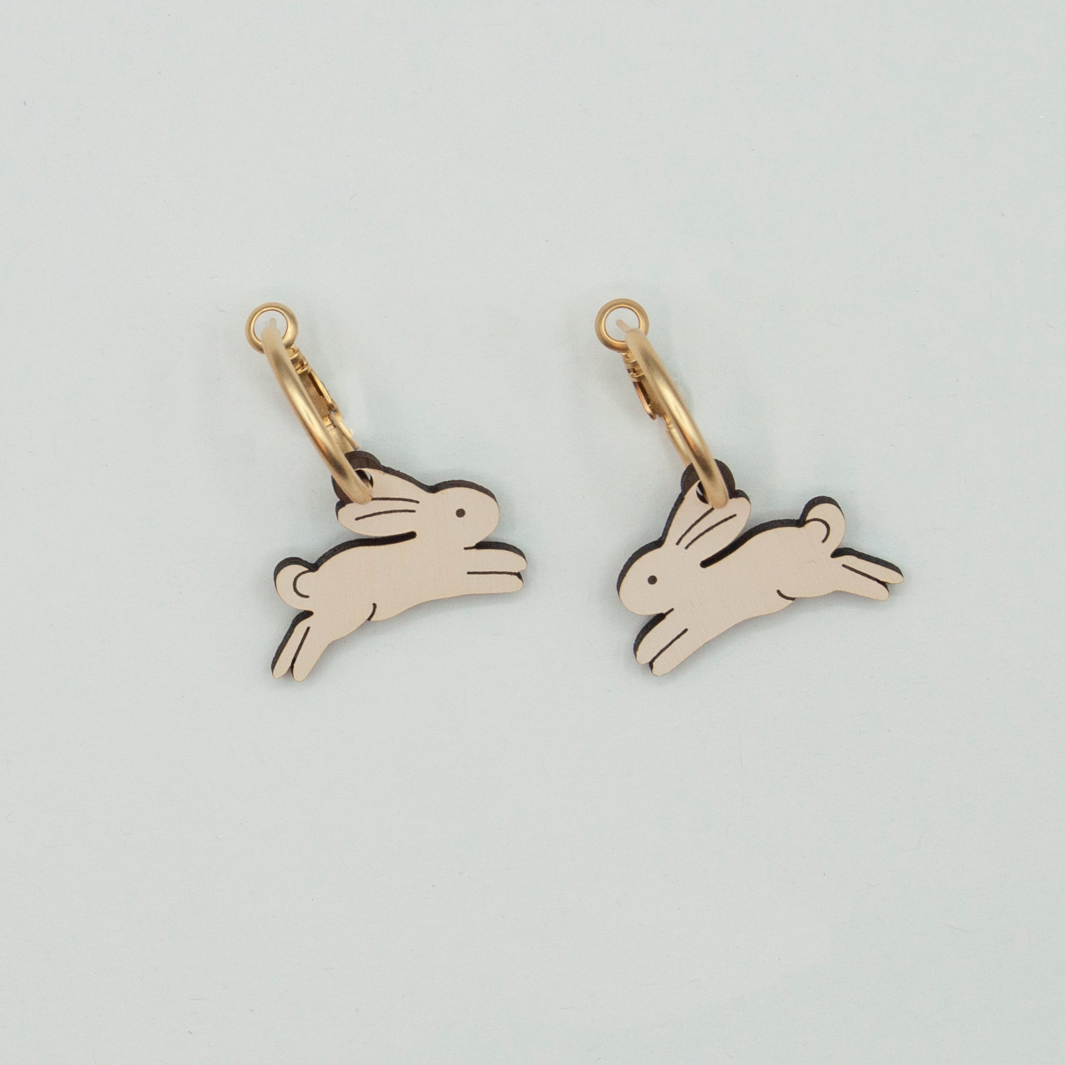 White Rabbit Earrings - Handmade Art Jewelry from Barcelona – Materia Rica